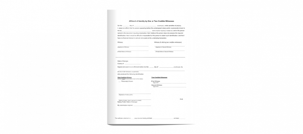 What is a Notary Credible Witness? - WILLIAMS MOBILE SIGNINGS